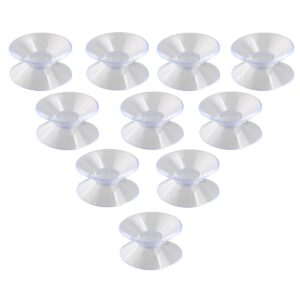 nuolux 10pcs 30mm double sided suction cups sucker pads for glass plastic