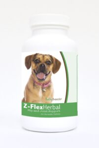 healthy breeds puggle natural joint support chewable tablets 60 count