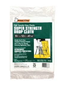 frost king p470 super strength high density drop cloth, white