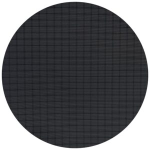 emma kites black ripstop nylon fabric 40 denier, pre-cut piece 1-yard: 60"x36", ultra-light airtight pu coating water repellent