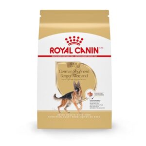 royal canin german shepherd adult dry dog food, 17 lb bag