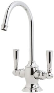 newport brass jacobean 2470-5603/26 hot and cold water dispenser, polished chrome