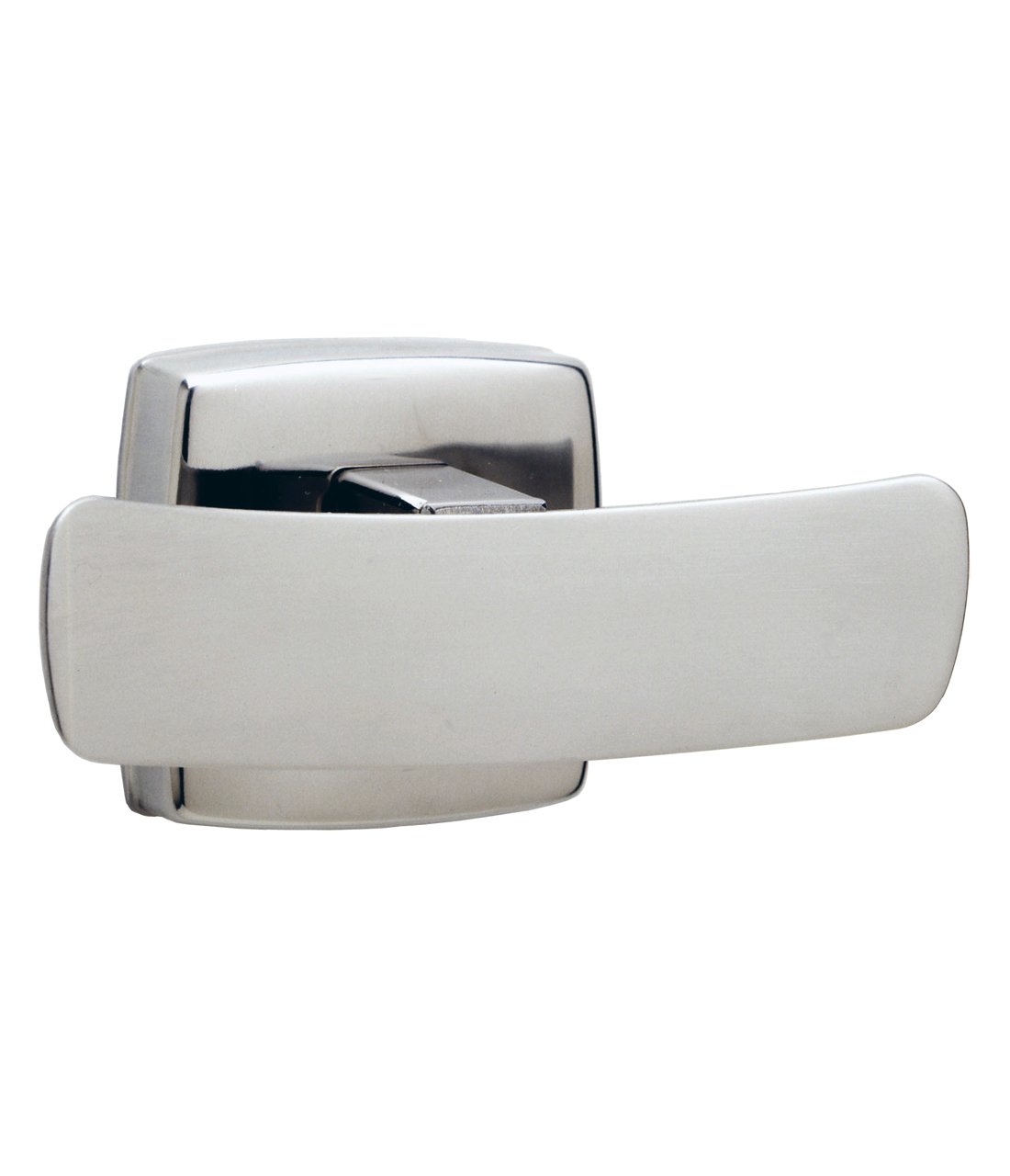 Gamco 7672 Surface-Mounted Double Robe Hook - Bright Finish