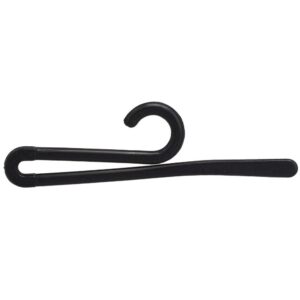 nahanco sh1-100 plastic sock hangers, 3 1/2", black, 100 pieces