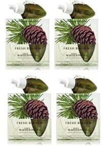 fresh balsam wallflowers - eight refill bulbs - bath & body works