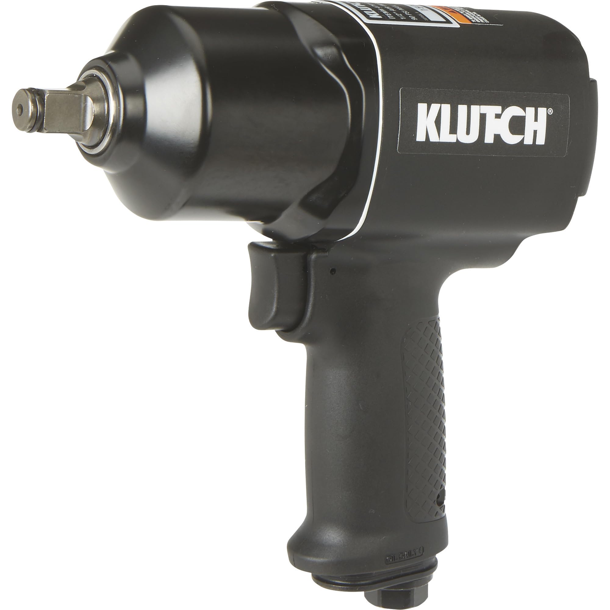 Klutch Air Impact Wrench - 1/2in. Drive, 4 CFM, 980 Ft.-Lbs. Torque