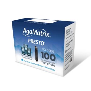 wavesense presto test strips, 100 count