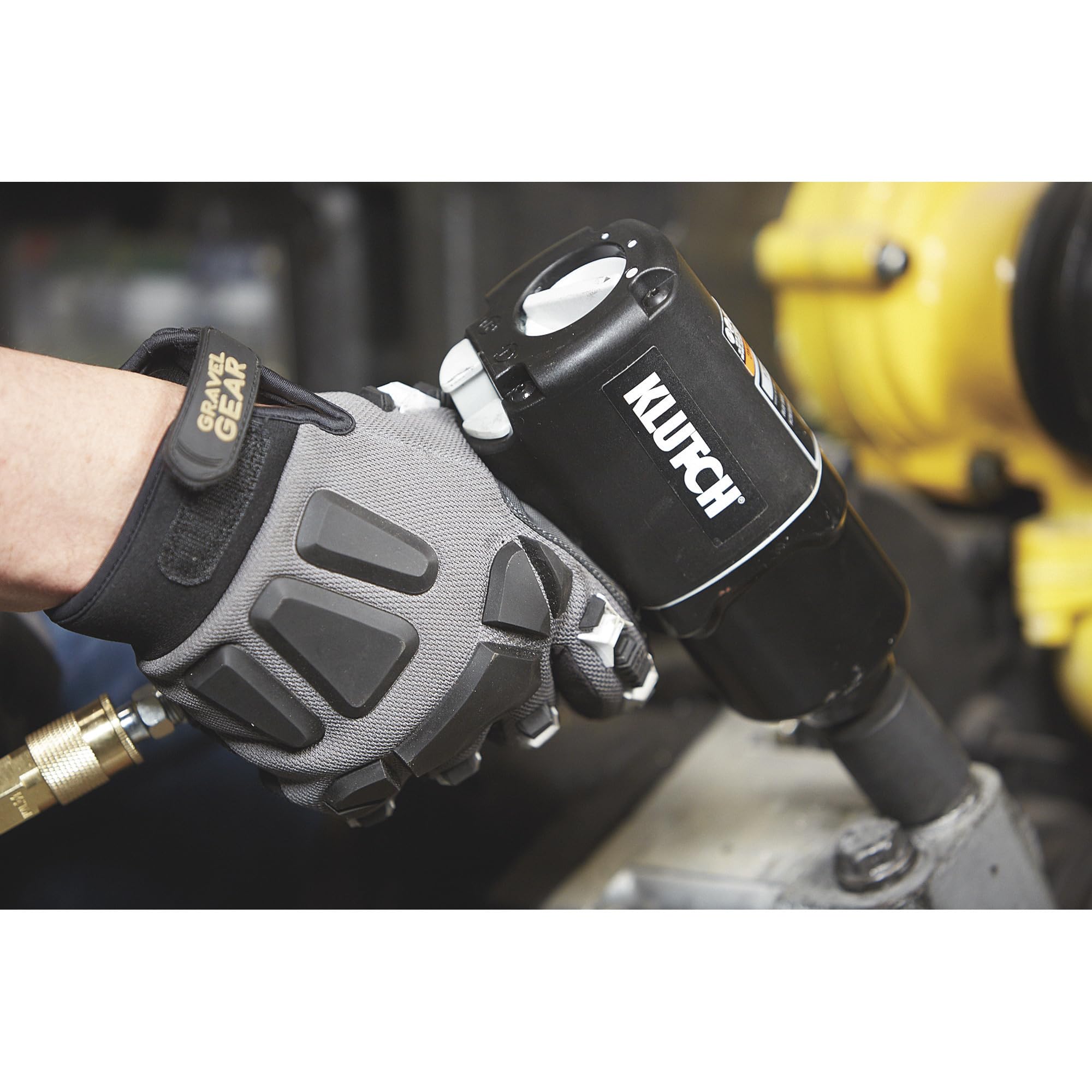 Klutch Air Impact Wrench - 1/2in. Drive, 4 CFM, 980 Ft.-Lbs. Torque