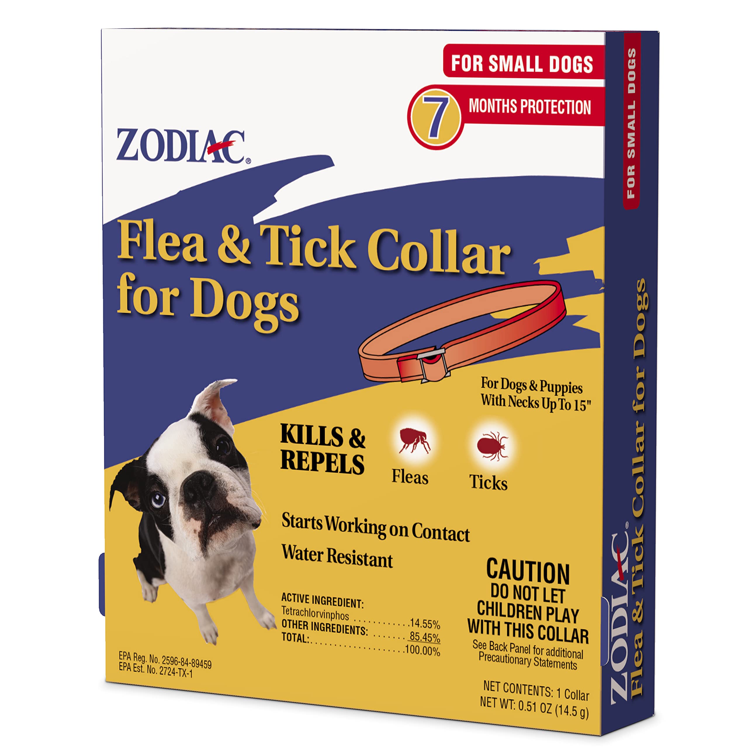 Zodiac Flea and Tick Collar for Dogs Small