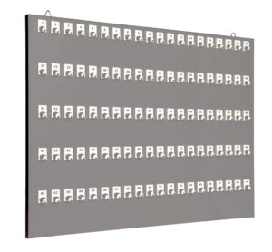 keystand # 100pgs, 100 numbered hooks for car rentals & large warehouses (100 tag & ring included)