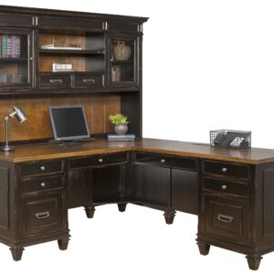 Martin Furniture Hartford Hutch, Brown - Fully Assembled