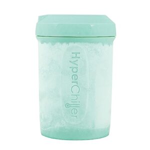 HyperChiller HC1 Patented Iced Coffee/Beverage Cooler, NEW, IMPROVED,STRONGER AND MORE DURABLE! Ready in One Minute, Reusable for Iced Tea, Wine, Spirits, Alcohol, Juice, 12.5 Oz, Mint