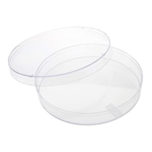 celltreat 229697 petri dish, slippable, sterile, 100 mm x 15 mm, 25 per bag, clear (pack of 500)