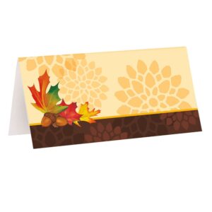 fall leaves place cards, 16ct