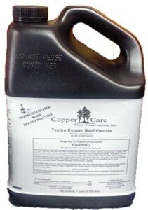 tenino copper naphthenate 17% (2% as metal) double strength - highest concentration allowed - 1 gallon - wood preservative