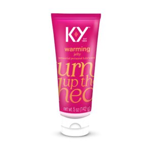 k-y warming jelly personal lubricant tube, 5 ounce