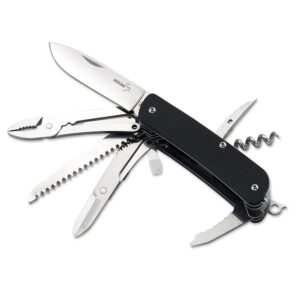 boker plus 01bo806 tech-tool city 4 multi-tool knife with 2 4/5 in. blade, black