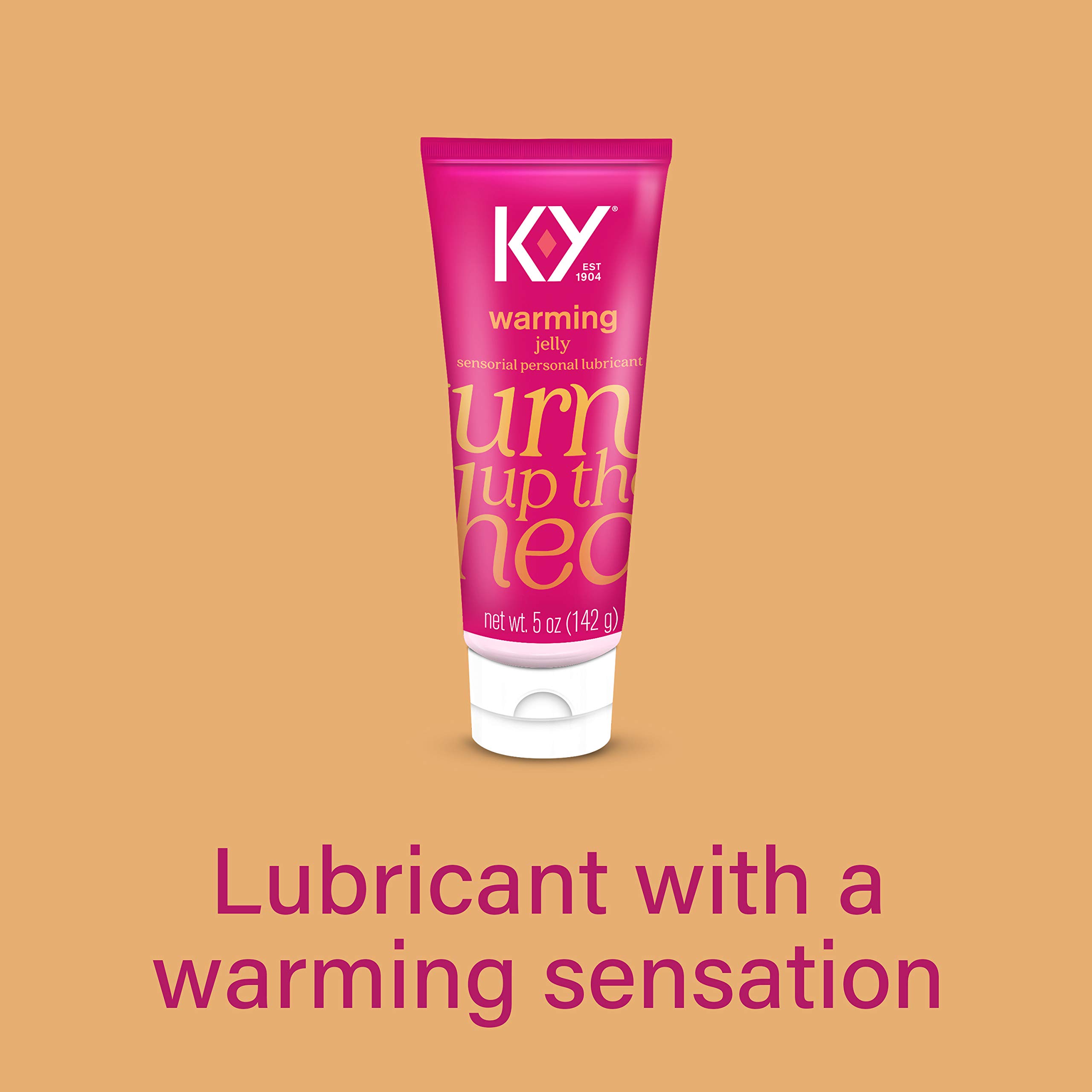 K-Y Warming Jelly Personal Lubricant Tube, 5 Ounce