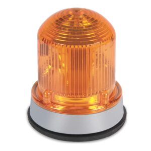 edwards signaling 125ledsa120a 125 led, steady amber, 120vac