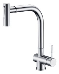 dawn ab50 3670c single-lever pull-out spray sink mixer, chrome