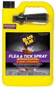 black flag flea & tick killer home treatment with growth regulator spray, 1 gallon