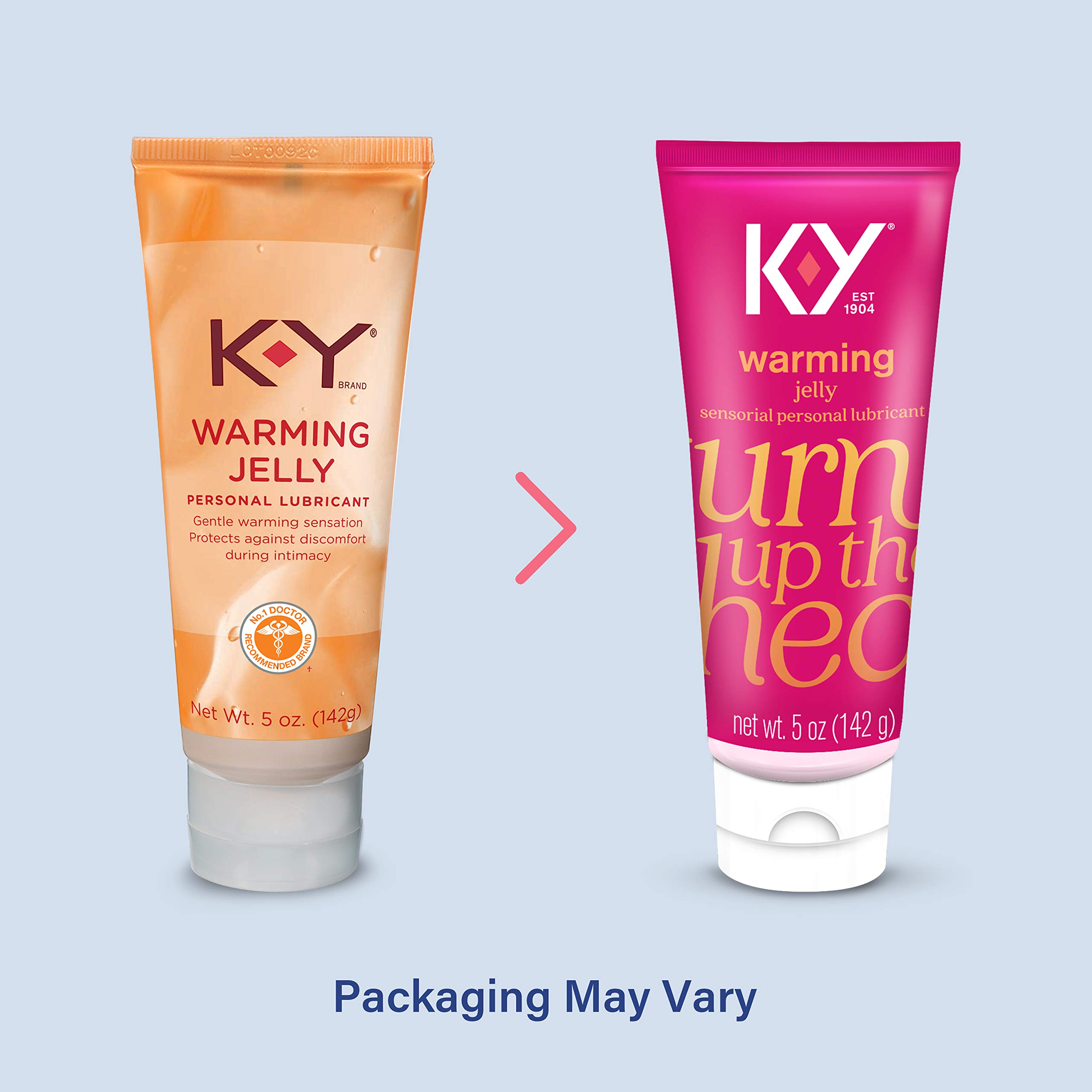 K-Y Warming Jelly Personal Lubricant Tube, 5 Ounce