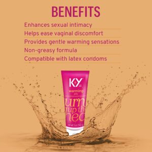 K-Y Warming Jelly Personal Lubricant Tube, 5 Ounce