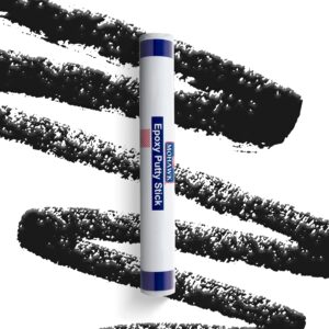 mohawk epoxy putty stick (black) for permanently repairing wood and other hard surfaces