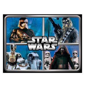 gertmenian disney licensed childrens kids nonslip area rug, 40x54 medium, star wars characters