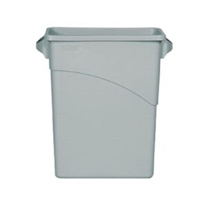 fg354100lgray slim jim wastebasket grey 16 gal (1 each)