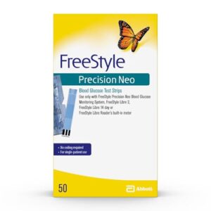 freestyle precision neo blood glucose test strips, 50 strips