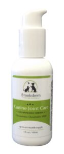 brooksbern liquid joint care supplement for dogs, 1-4 month supply with glucosamine, chondroitin, & msm