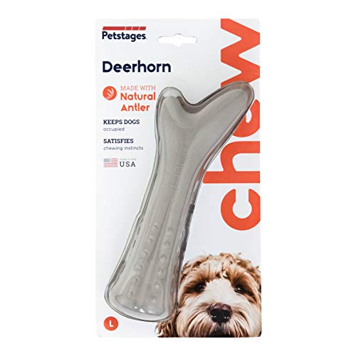 Petstages Deerhorn Antler Alternative Dog Chew Toy, Large