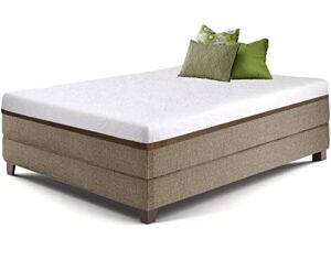 live and sleep resort ultra bed in box - 12-inch cooling gel memory foam mattress in a box - certipur certified - king size