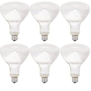 GE Lighting 65-Watt, 580-Lumen, BR40, Floodlight Bulb, Soft White - 6 Pack