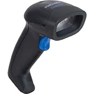 datalogic scanning qd2131-bkk1s quickscan i qd2131 handheld barcode scanner, 1d linear imager, cable/stand kit, usb, black