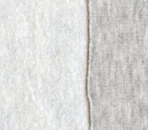 cotton fleece fabric ash gray / 60" wide/sold by the yard