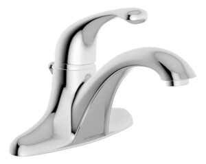 symmons s-6612-1.5 unity centerset single-handle bathroom faucet in polished chrome (1.5 gpm)