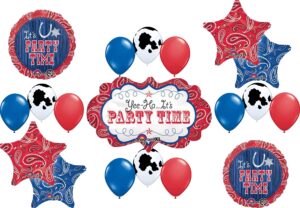 western bandana marquee birthday party hoedown rodeo balloons decorations supplies horse cow by anagram