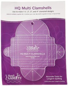 multi clamshell ruler