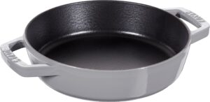 staub 40511-660-0 cast iron frying pan, grey, 20 cm