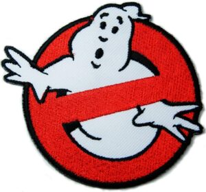 ghostbusters movie patch 3.5x3 inches patch sew iron on logo embroidered badge sign emblem costume dreamhigh_skyland