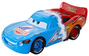 disney pixar cars diecast, transforming lightning mcqueen