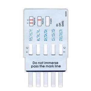 10 panel dip drug testing kit, test for 10 different drugs. (2 pack)