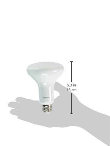 PHILIPS Dimmable BR30 Bulb Soft White Light/Warm glow effect 65W replacement 7.2w LED