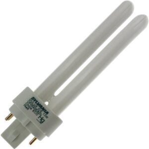 sylvania (20682) cf13dd/e/827/eco compact fluorescent 4 pin double tube,pack of 6