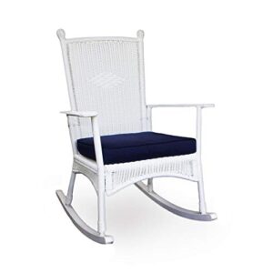 tortuga outdoor portside classic rocking chair, white coastal