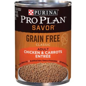 american distribution & co 15337 13 oz grain free chicken & carrots entree dog food, one size