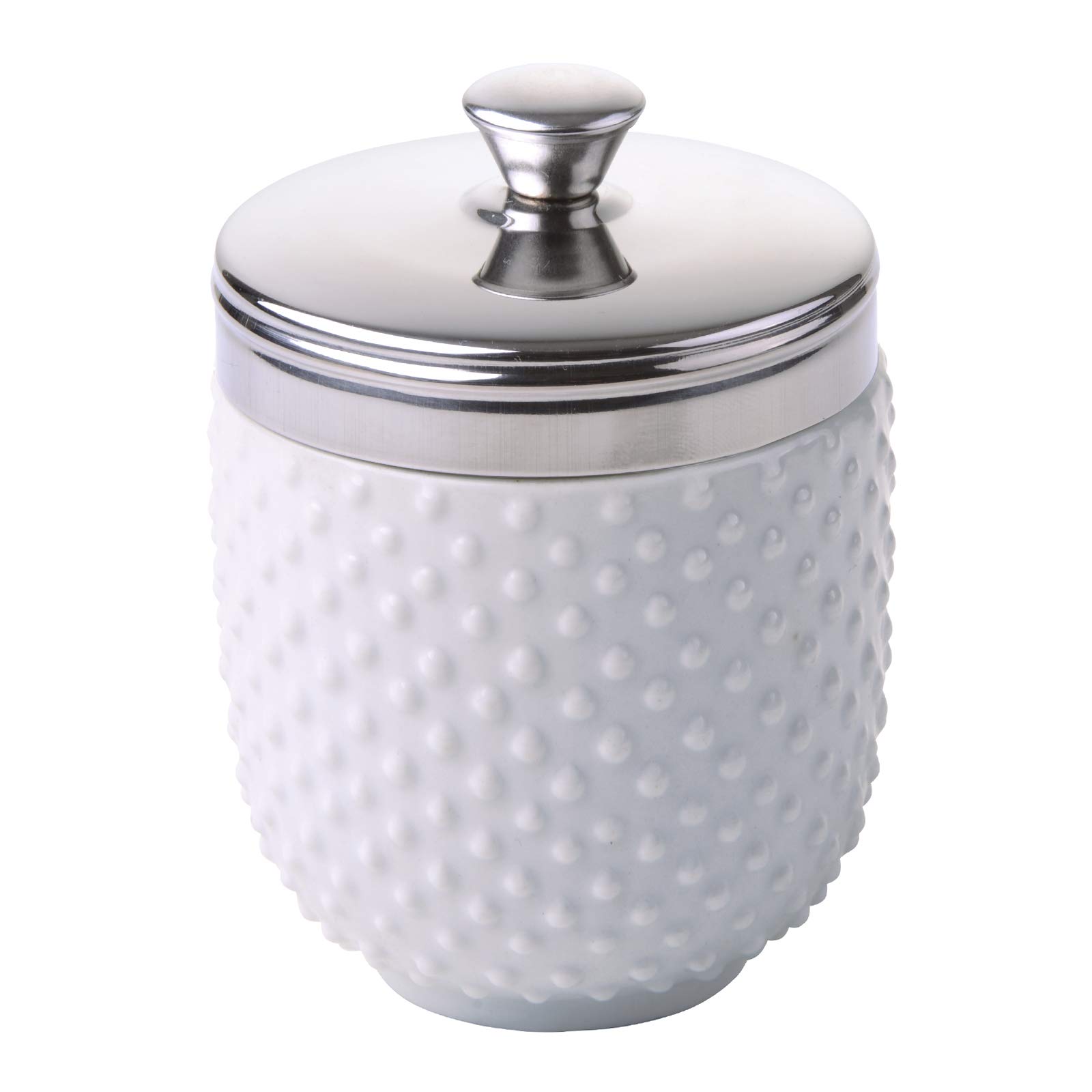 DRH Egg Coddler with White Dots For Easy Cook Meals and Ways To Cook Eggs In Porcelain Dish