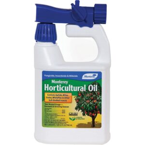 monterey horticultural oil for aphids, mites, scales, whiteflies, 32 ounces